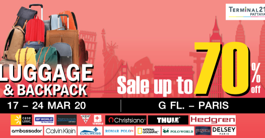 Luggage & Backpack - Terminal 21 Pattaya