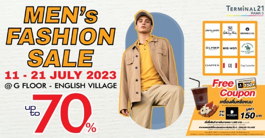 Men's Fashion Sale - Terminal 21 Rama3